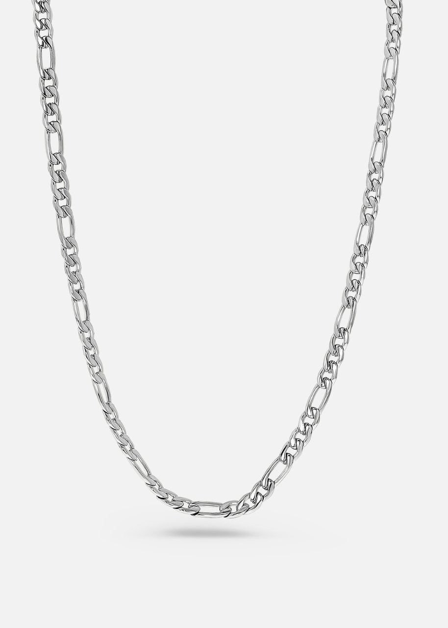 Figaro Chain. - (Silver) 3MM